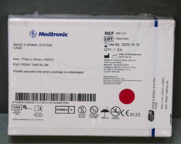 Medtronic 2661124 Wave D Spinal System Cage (R9) - Apexx Solutions